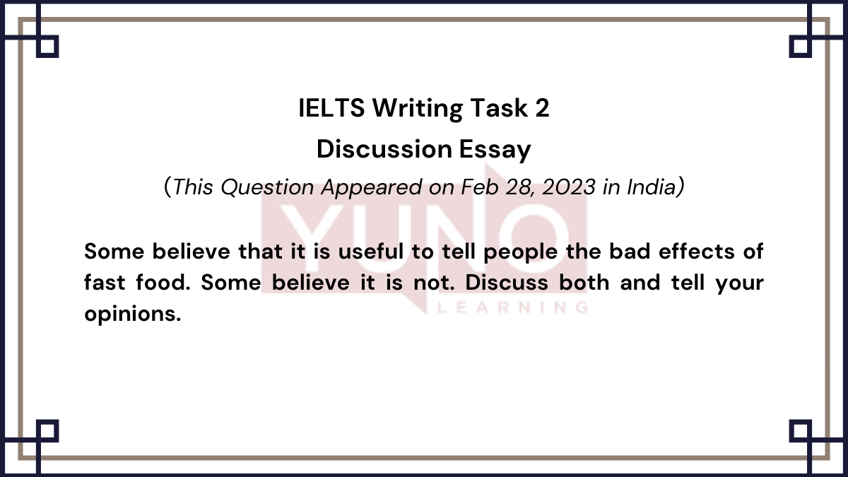IELTS Writing 2023 Questions and Answers - Yuno Learning