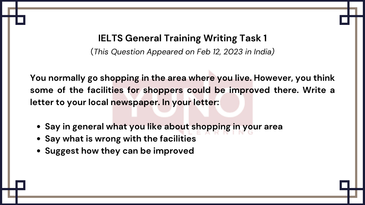12 Feb 2023 IELTS Formal Letter to Give Suggestions