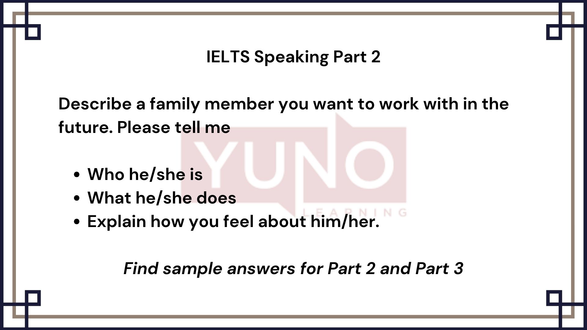 24 June, 2023 IELTS Speaking Part 2,3 Family Sample Answer