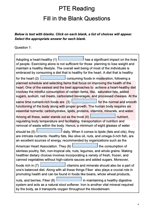 Free PTE Practice Test PDFs with Sample Questions and Answers - Yuno ...