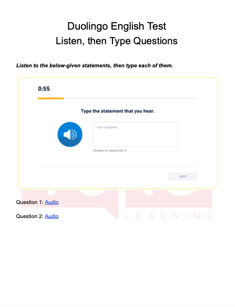 Free Duolingo English Test Practice With Sample Questions and Answers ...
