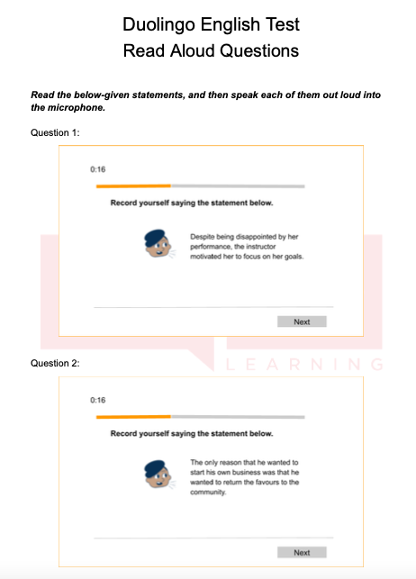 Free Duolingo English Test Practice With Sample Questions and Answers ...