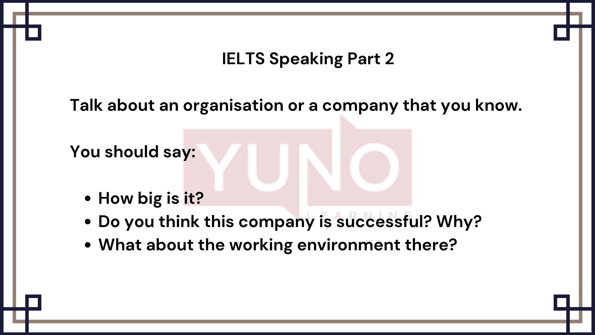 IELTS Speaking 2024 Questions and Answers - Yuno Learning