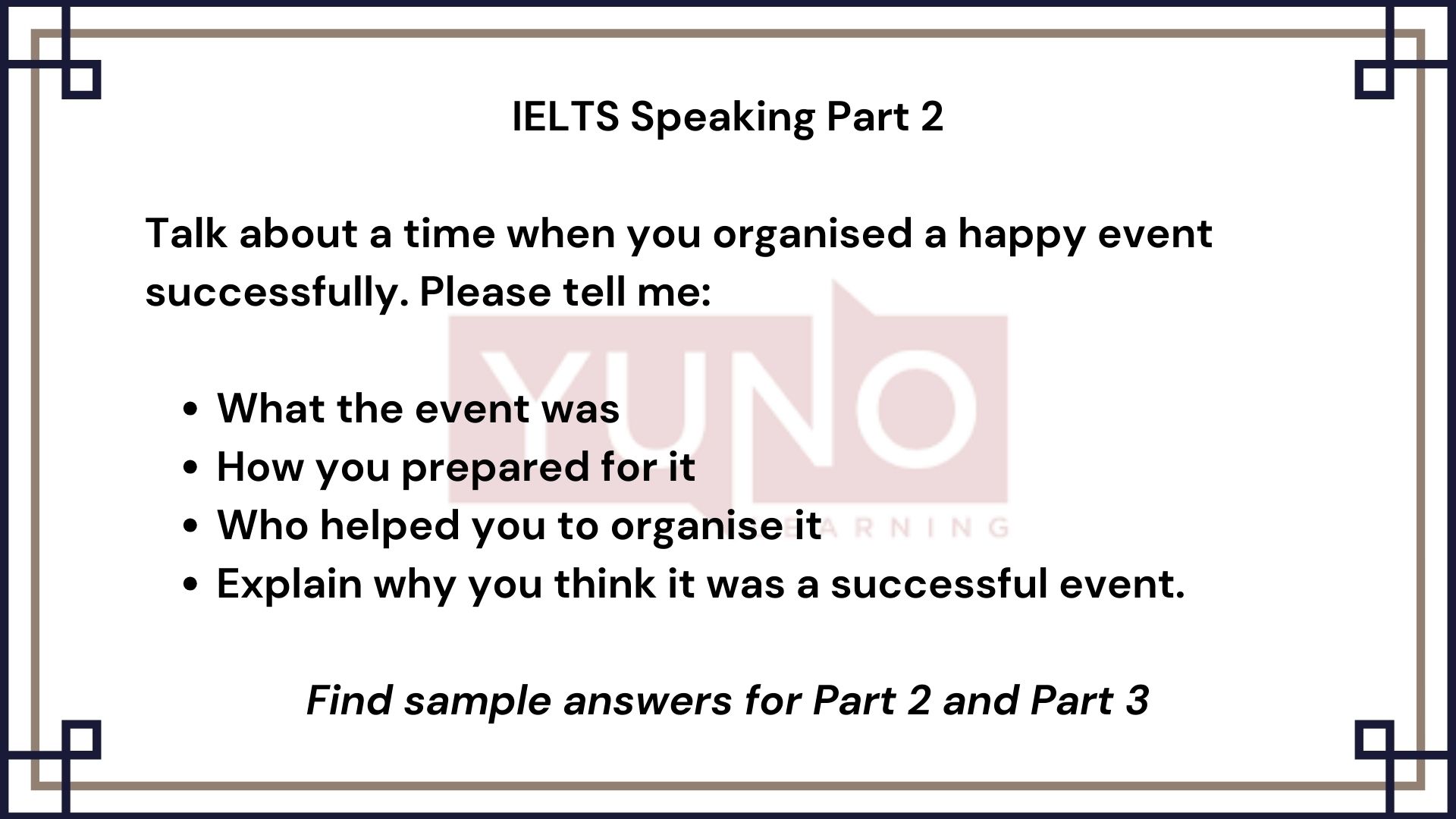 25 January 2024 IELTS Speaking Part 2 3 Events Sample Answer 25 January 2024 IELTS Speaking Part 2 3 Events Sample Answer