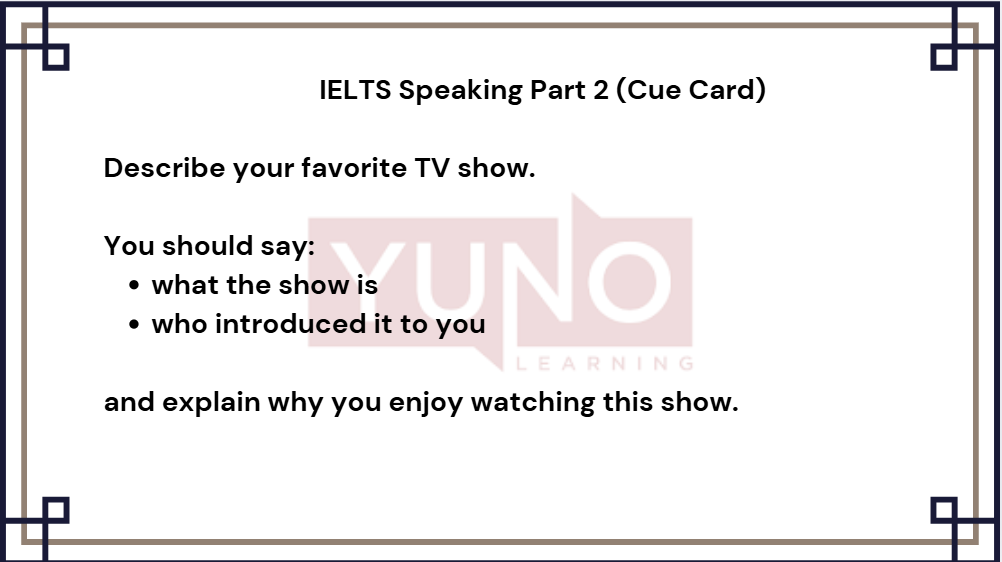 22 February 2025 IELTS Speaking Part 2,3 Favourite TV Show Sample Answer